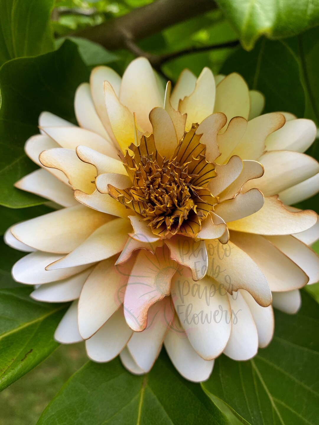 Template 10 Mini Paper Flower Digital File | PNG | SVG | Paper Flower ...