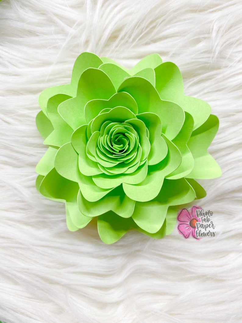 Clover Mini Paper Flower Digital File PNG/SVG/PDF Paper | Etsy