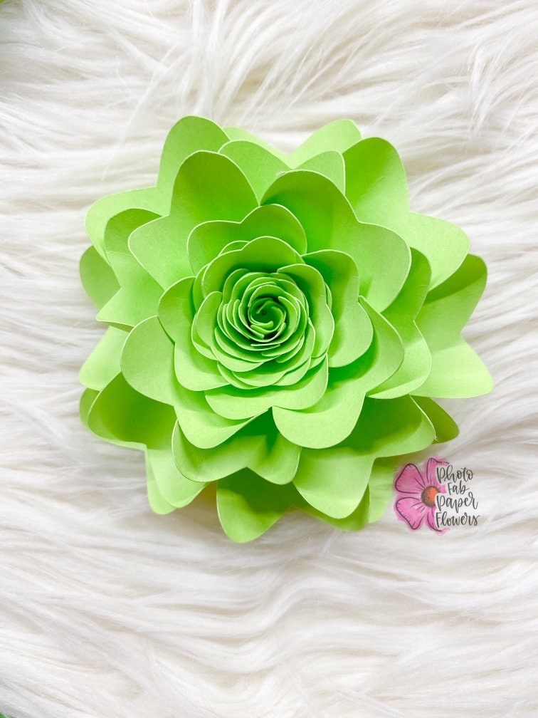 Clover Mini Paper Flower Digital File | PNG/SVG/PDF | Paper Flower ...
