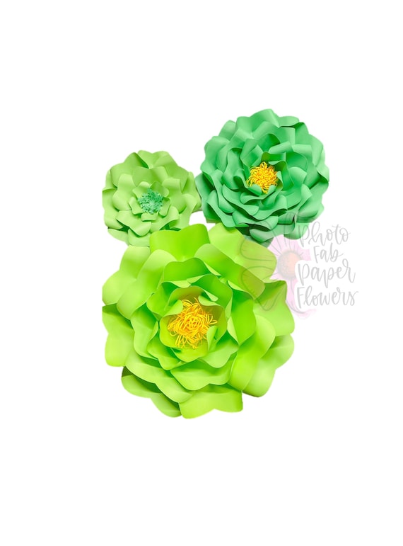 Large Clover 2022 Paper Flower Template Digital File | Etsy