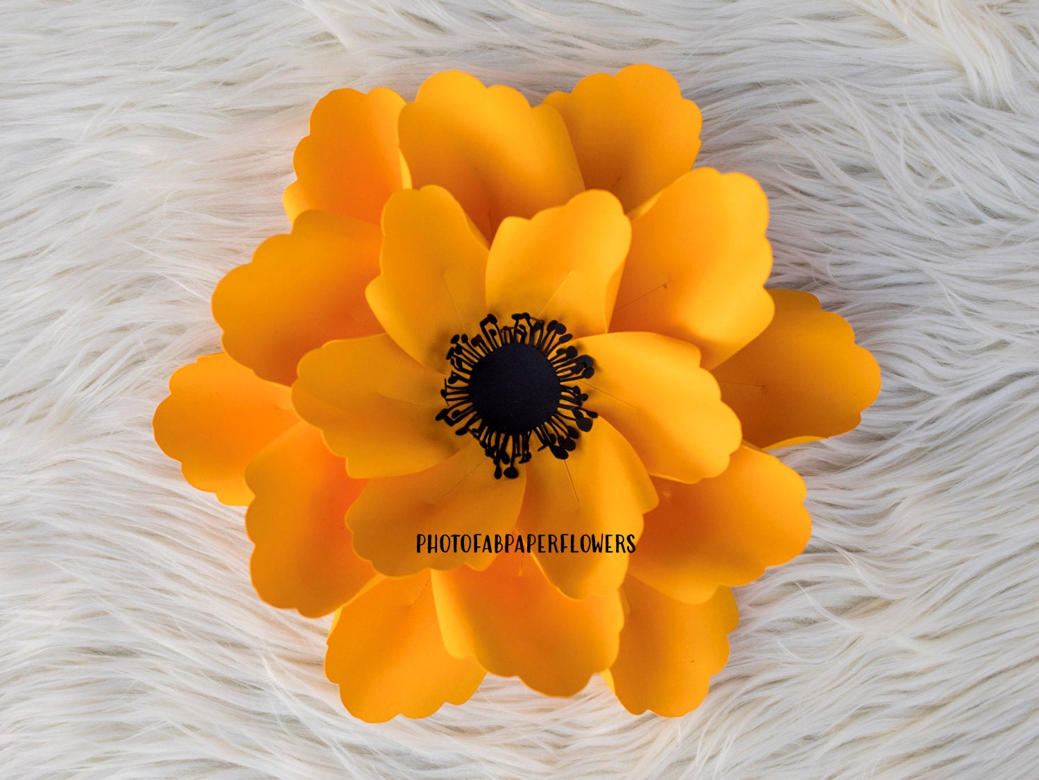 Paper Flower Template 2 Digital File Pdf/svg/png/dxf Paper | Etsy