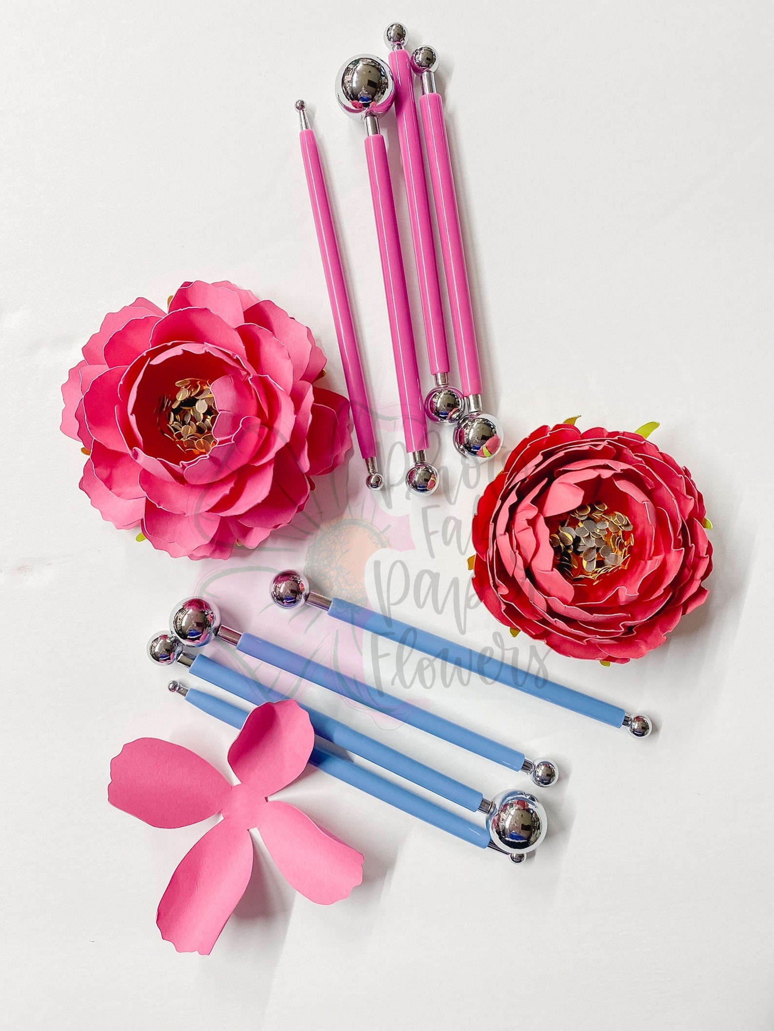Paper Flower Shaping Tools Metal Ball Stylus Paper Flower | Etsy