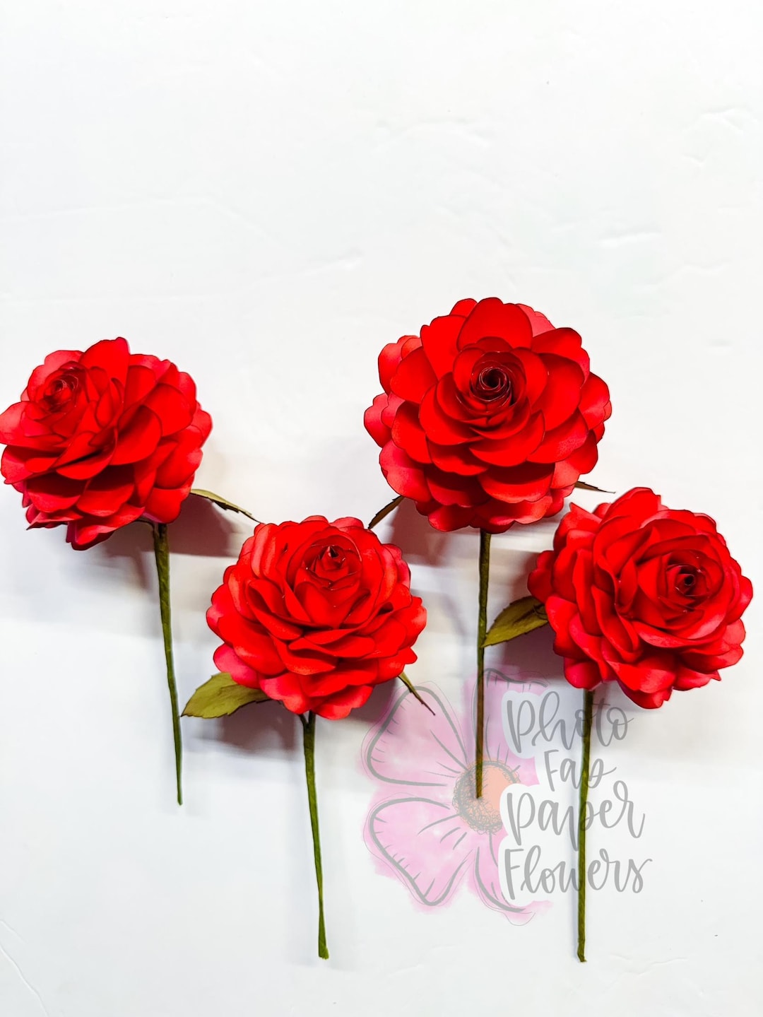 Rose Mini Flower Digital File | PNG | SVG | Paper Flower Tutorial ...