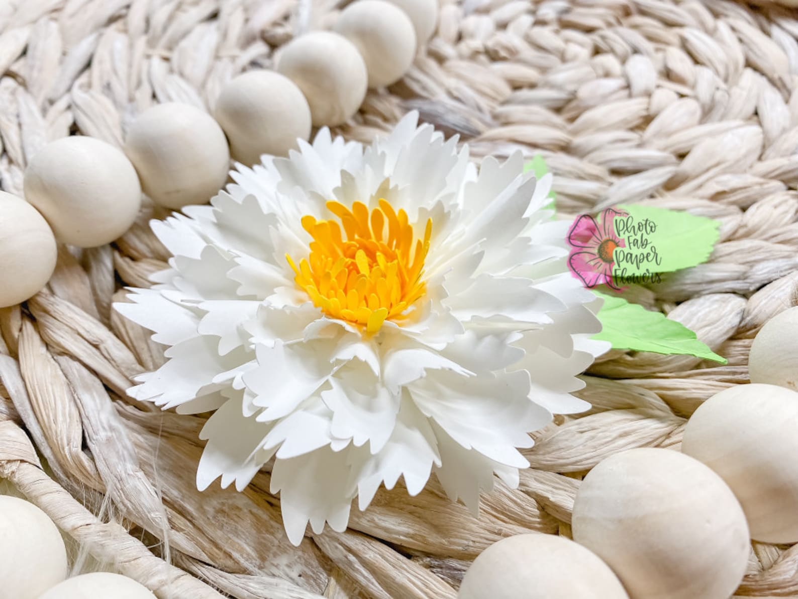 Template 9 Mini Paper Flower Digital File PNG SVG DXF | Etsy