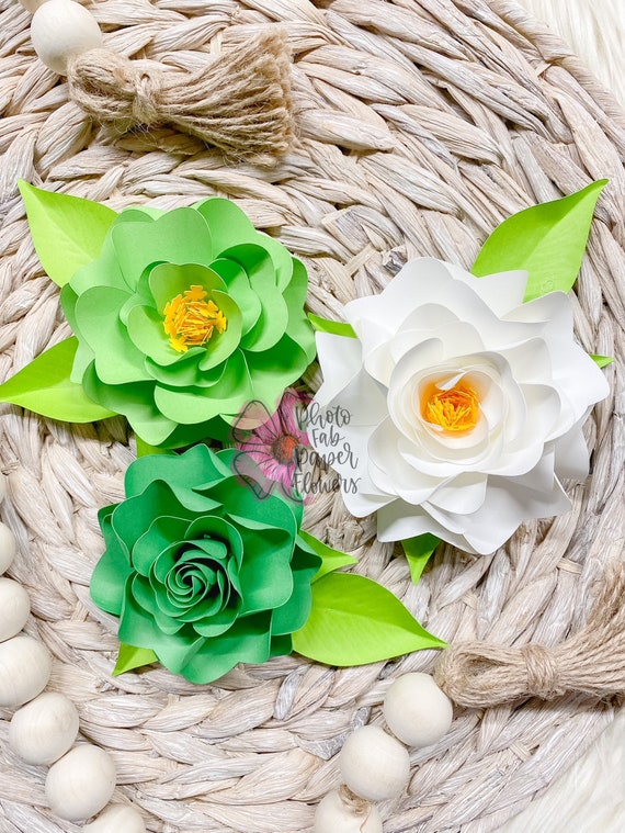 Clover 2022 Mini Paper Flower Digital File PNG SVG PDF | Etsy