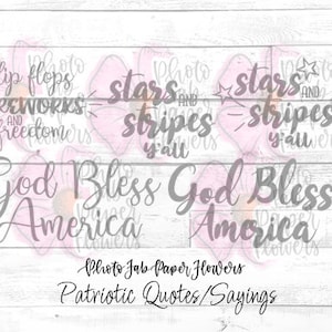 5 Patriotic Quote Sayings Digital Files | SVG | PNG | Tshirt Designs ...