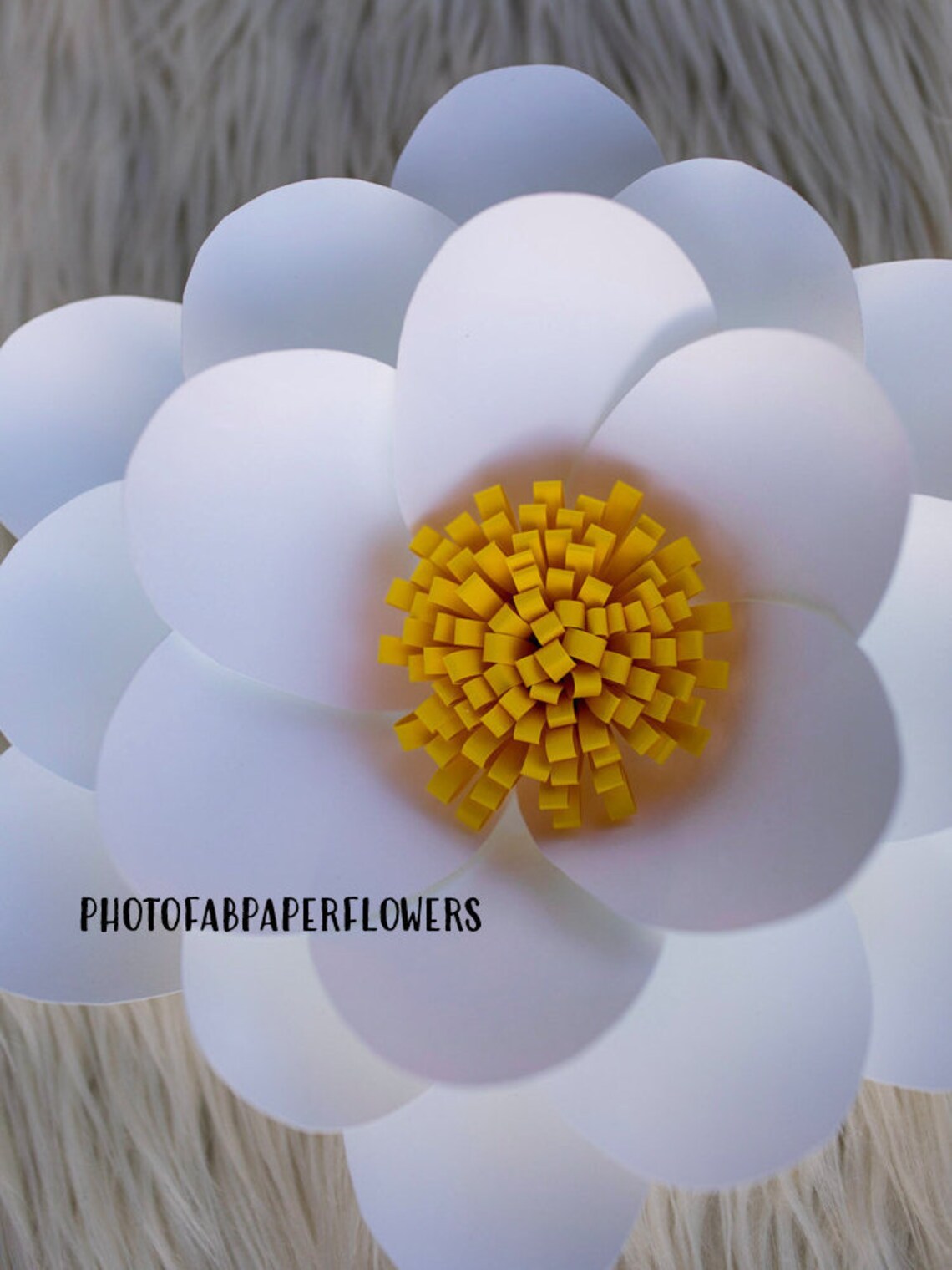 Paper Flower Template 1 Digital File | PDF/SVG/PNG | Paper Flower ...