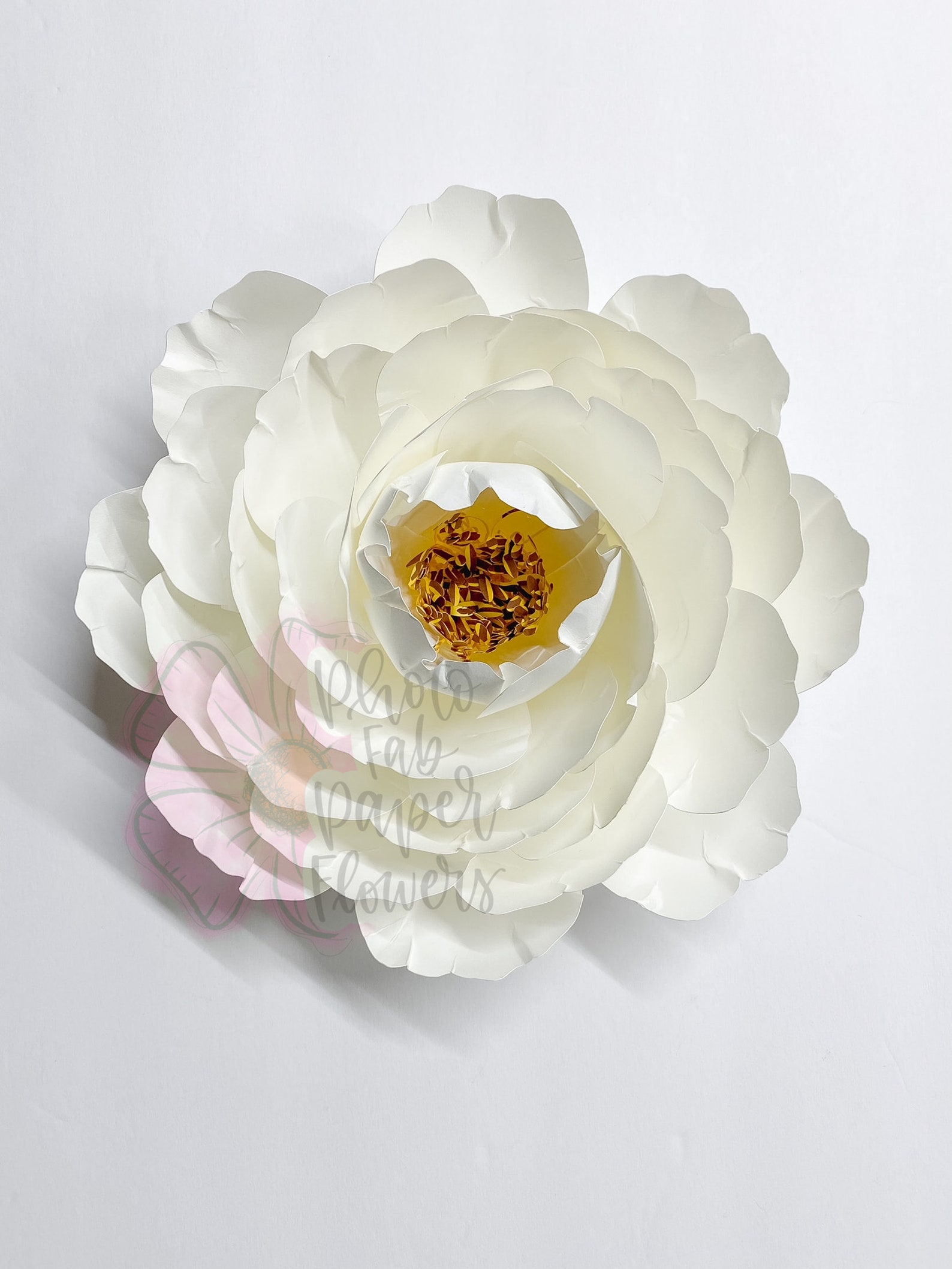 Large Cosmos Paper Flower Template Digital File | SVG/PNG/PDF | Paper ...