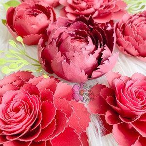 Callie Mini Paper Flower Digital File | PNG | SVG | PDF | Paper Flower ...