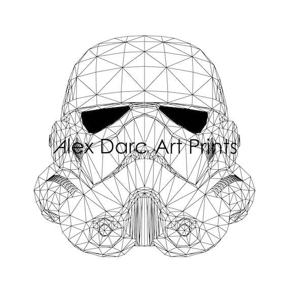 Stormtrooper Helmet Vector