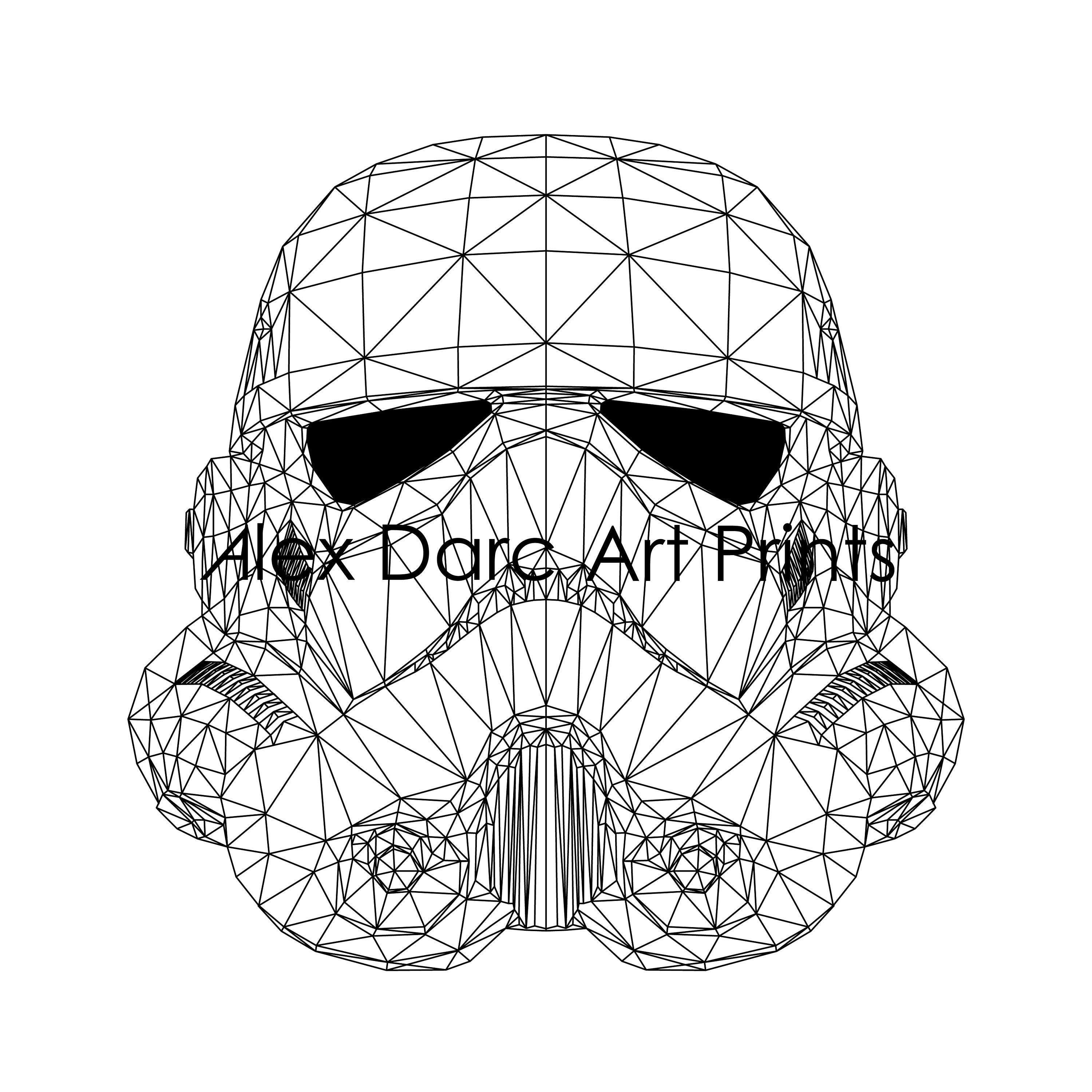 Stormtrooper Helmet Vector