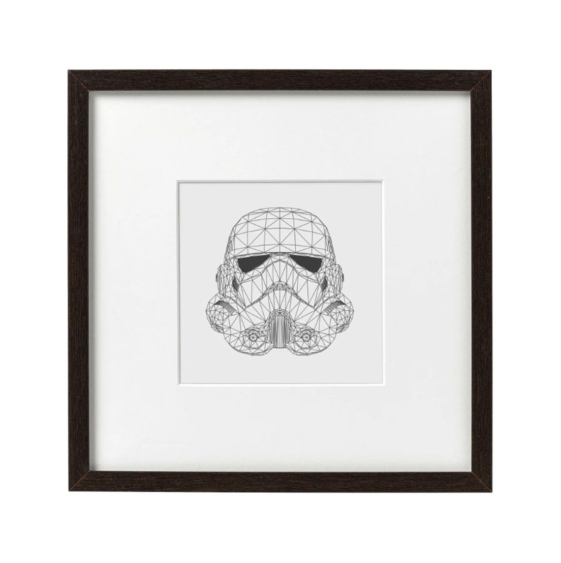 Stormtrooper Helmet Vector Illustration - Etsy