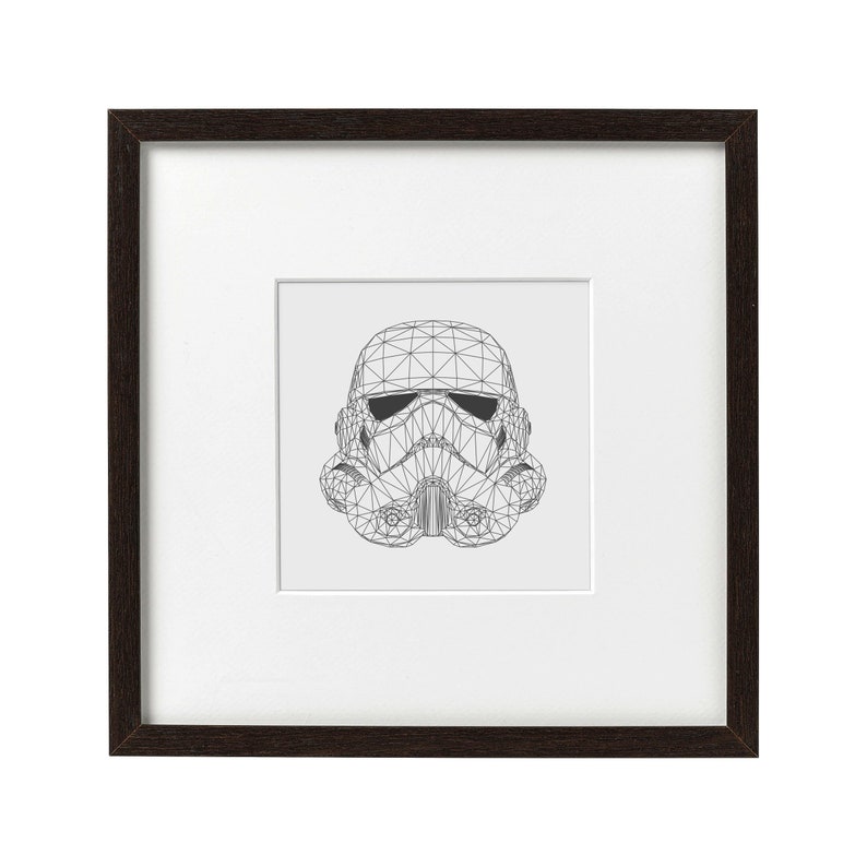 Stormtrooper Fine Art Giclee Print of Digital Vector Illustration - Etsy