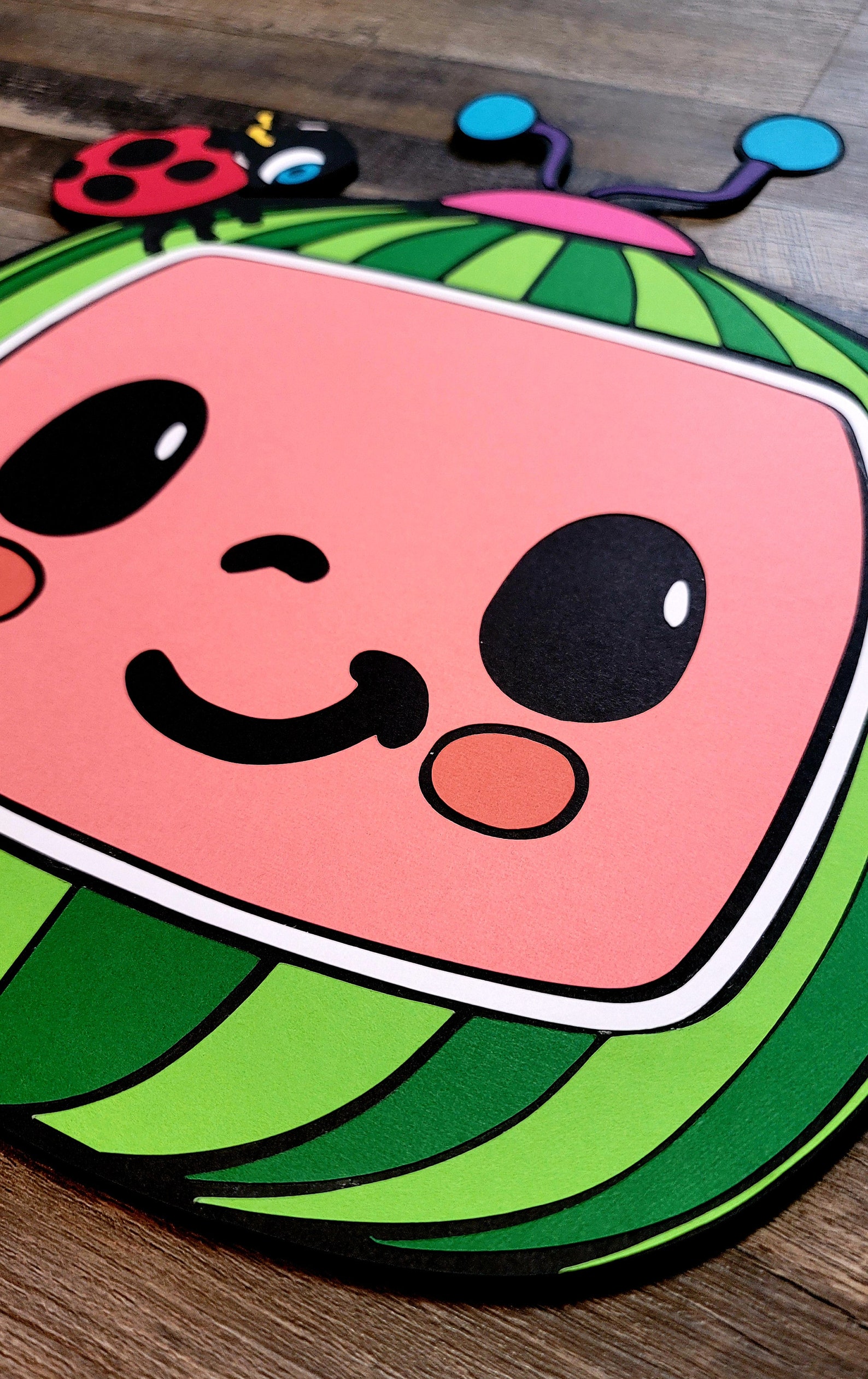 Cocomelon Cocomelon Logo Jj Cocomelon Watermelon Birthday Etsy Images