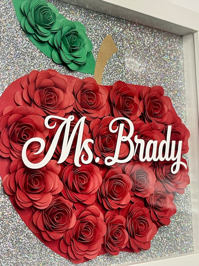 Apple Shadow Box. - Etsy