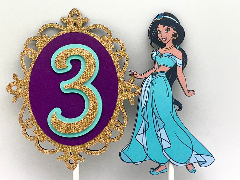 Princess Jasmine Cake Topper - Etsy