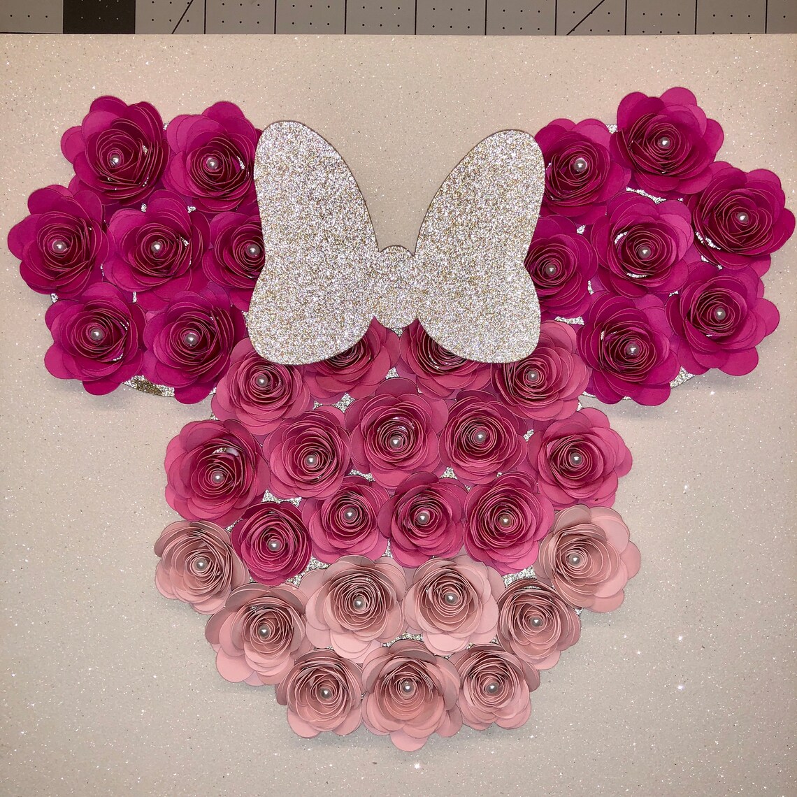 Minnie Mouse Shadow Box. Minnie Mouse Paper Flower Shadow Box - Etsy