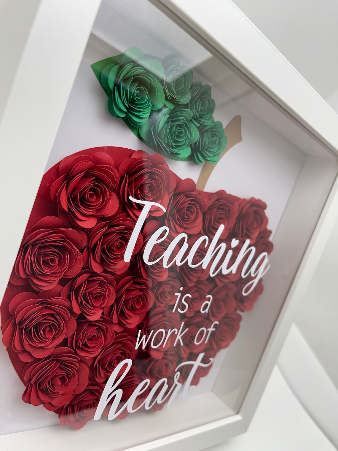 Apple Shadow Box. - Etsy