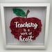 Apple Shadow Box. - Etsy