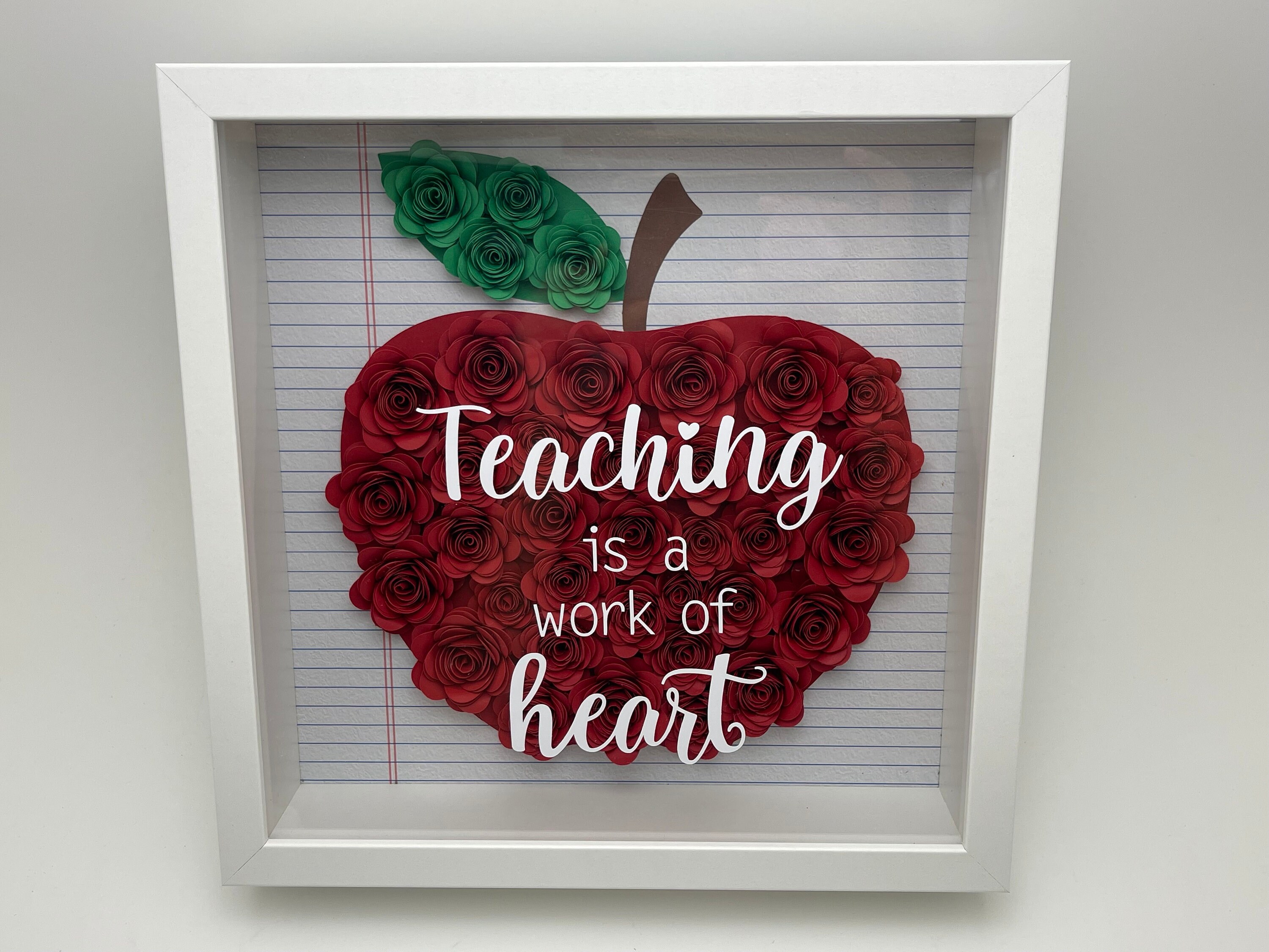 Apple Shadow Box. - Etsy
