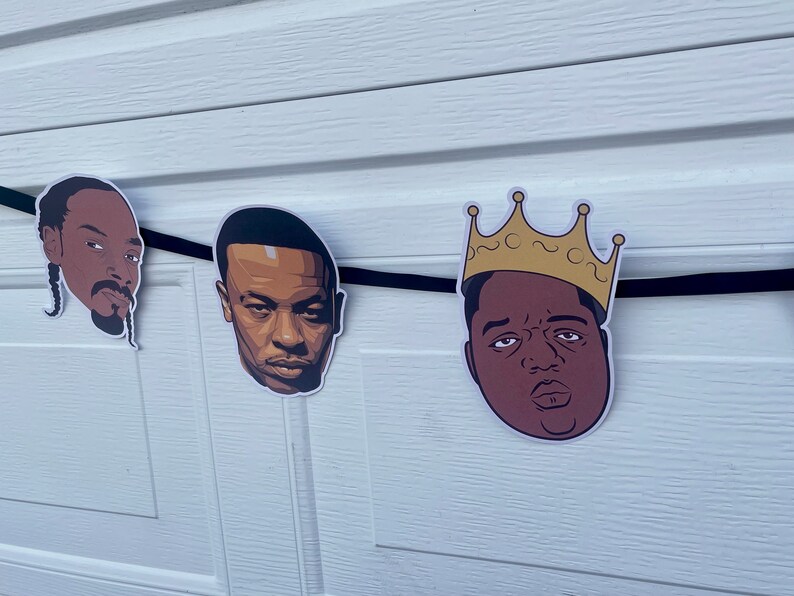 Gangsta Party Cake Topper, Banner & Cupcake Toppers 90s Rap Party, - Etsy