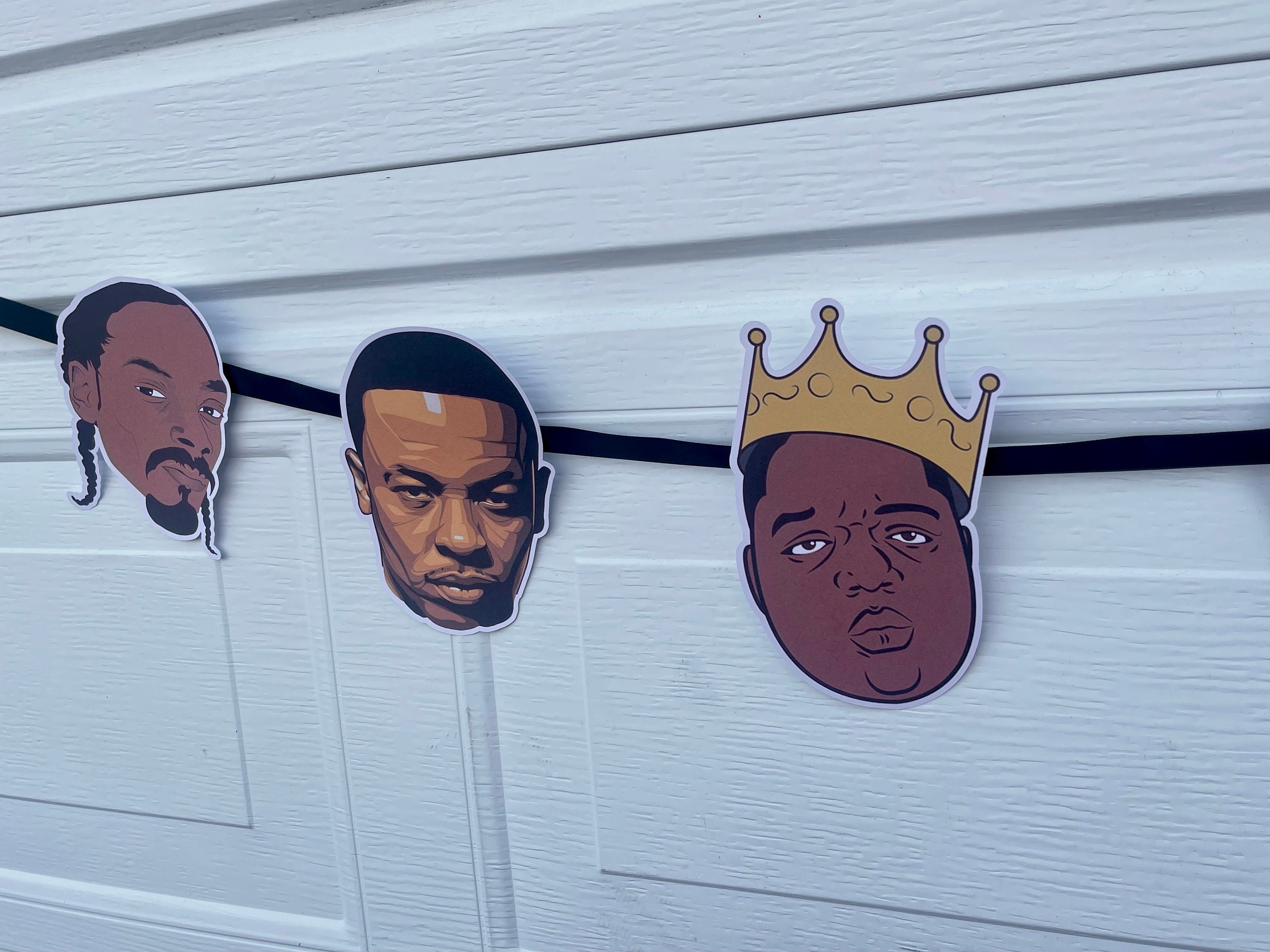 Gangsta Party Cake Topper, Banner & Cupcake Toppers 90s Rap Party, - Etsy