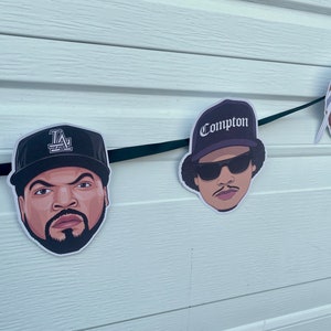 Gangsta Party Cake Topper, Banner & Cupcake Toppers 90s Rap Party, - Etsy