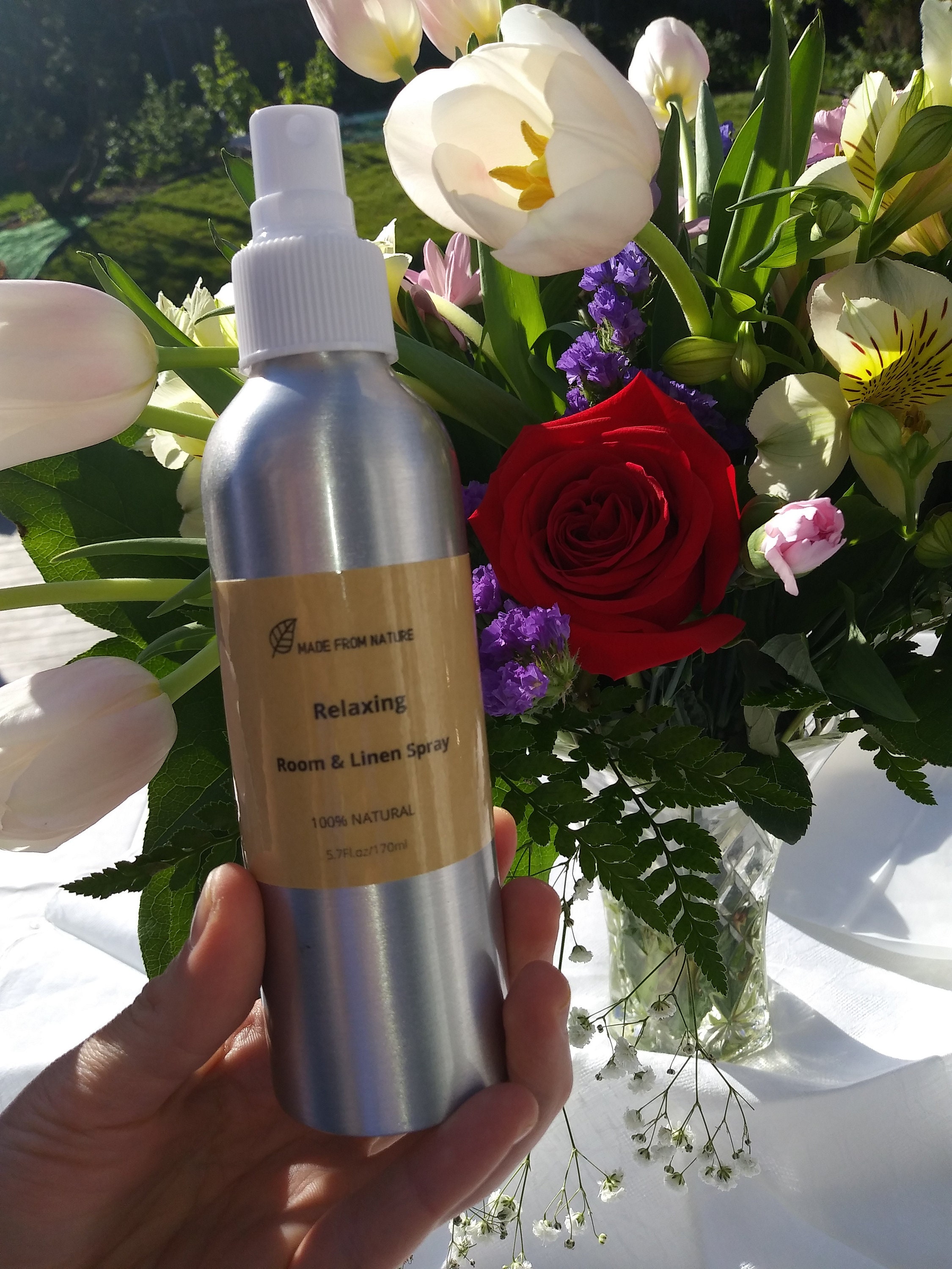 Room & Linen Spray All Natural Relaxing Pillow Mist Calming Lavender ...