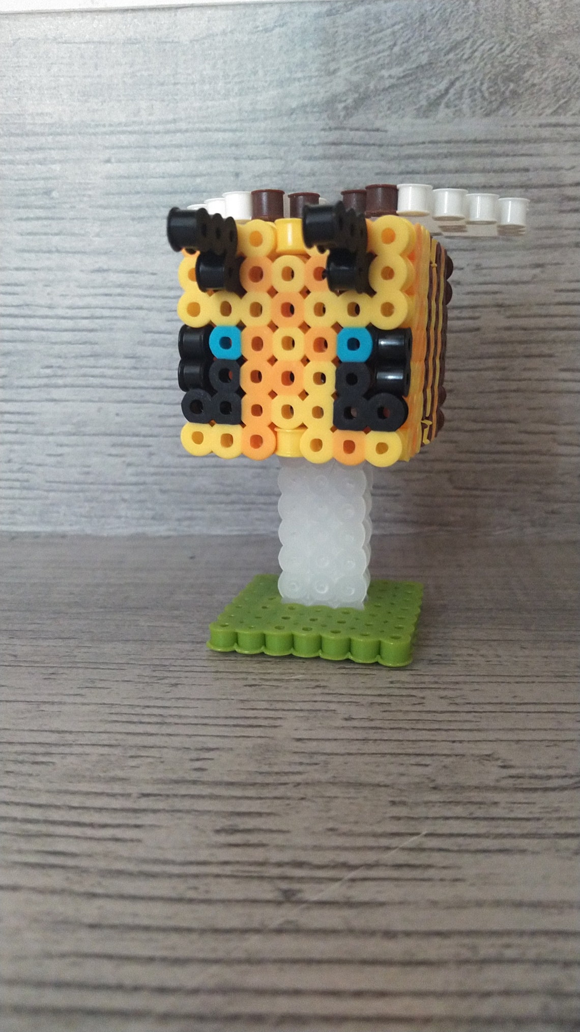 Minecraft Inspired Bee on Stand - Etsy