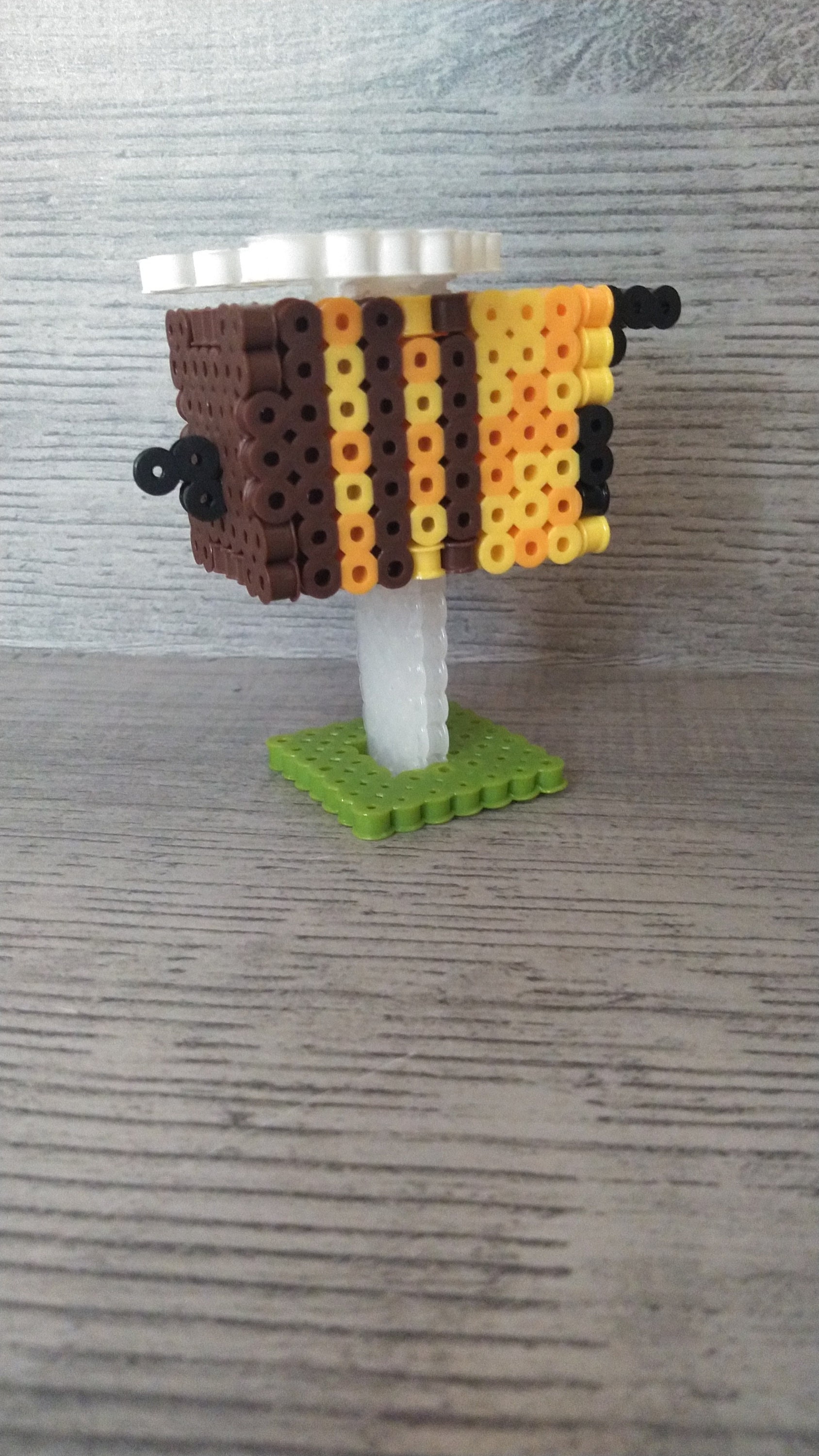 Minecraft Inspired Bee on Stand - Etsy