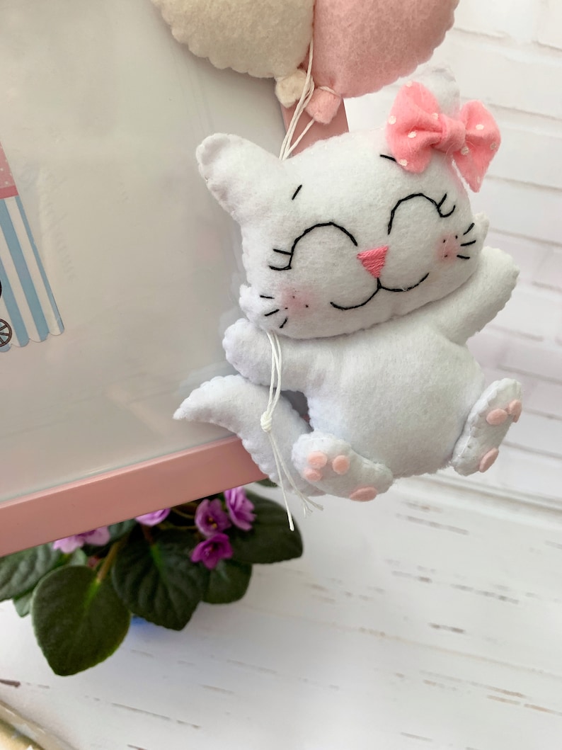 Personalized Cat Theme Gift for Girl Cat Nursery Decor Girl - Etsy