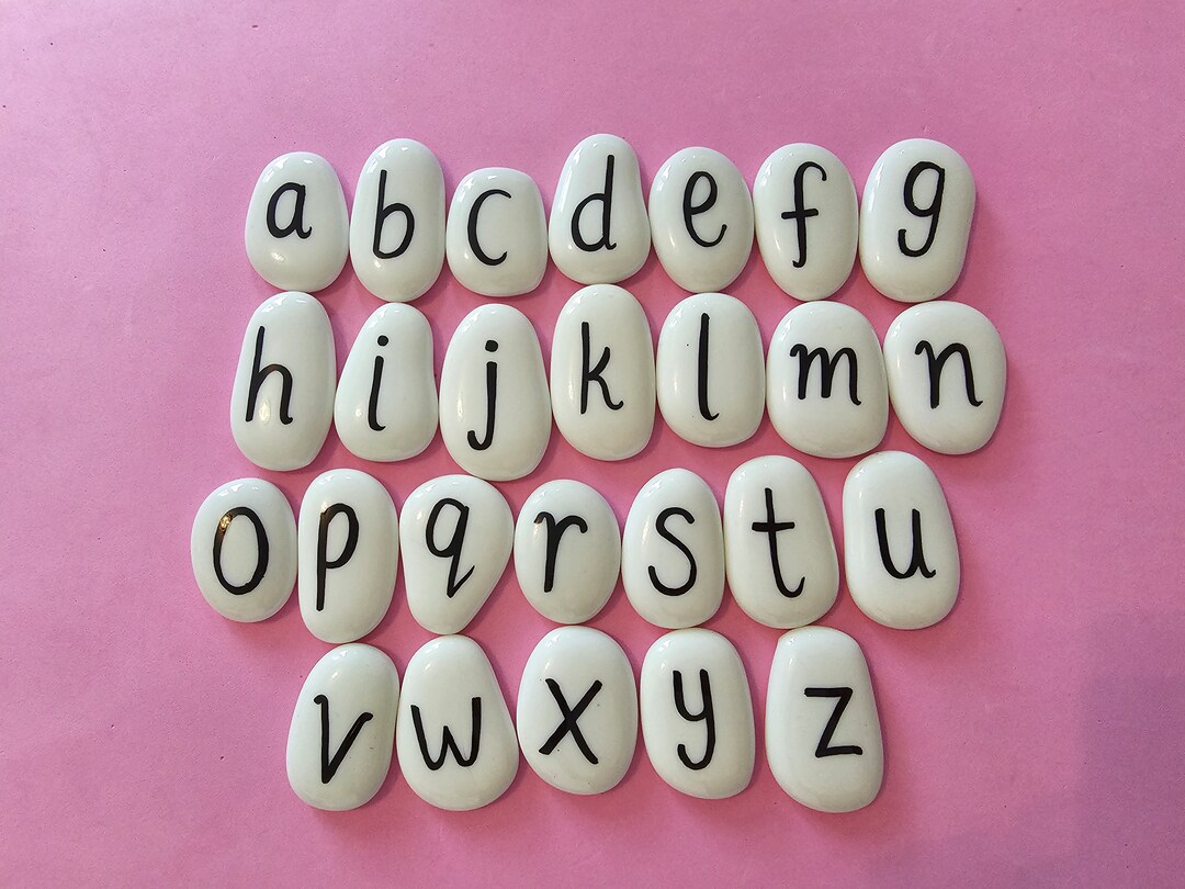 Alphabet Pebbles ,learning Resources, Gifts for Children and Teacher ...