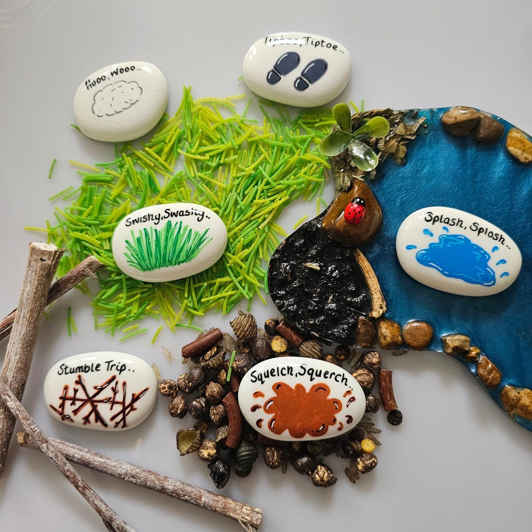 Descriptive Word Stones - Story Stones - Learning Resources - Learning ...