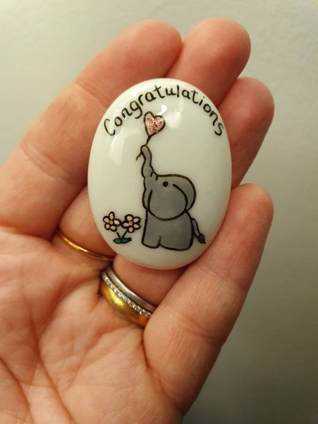 Congratulations Keepsake Stone . New Baby . Baby Girl. Baby - Etsy