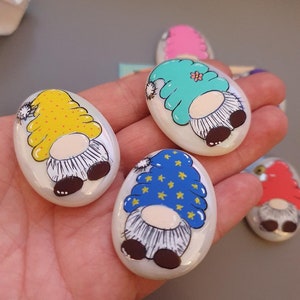 Worry Gnomes .anxiety Stone . Comfort Pebbles Mental Health Children ...