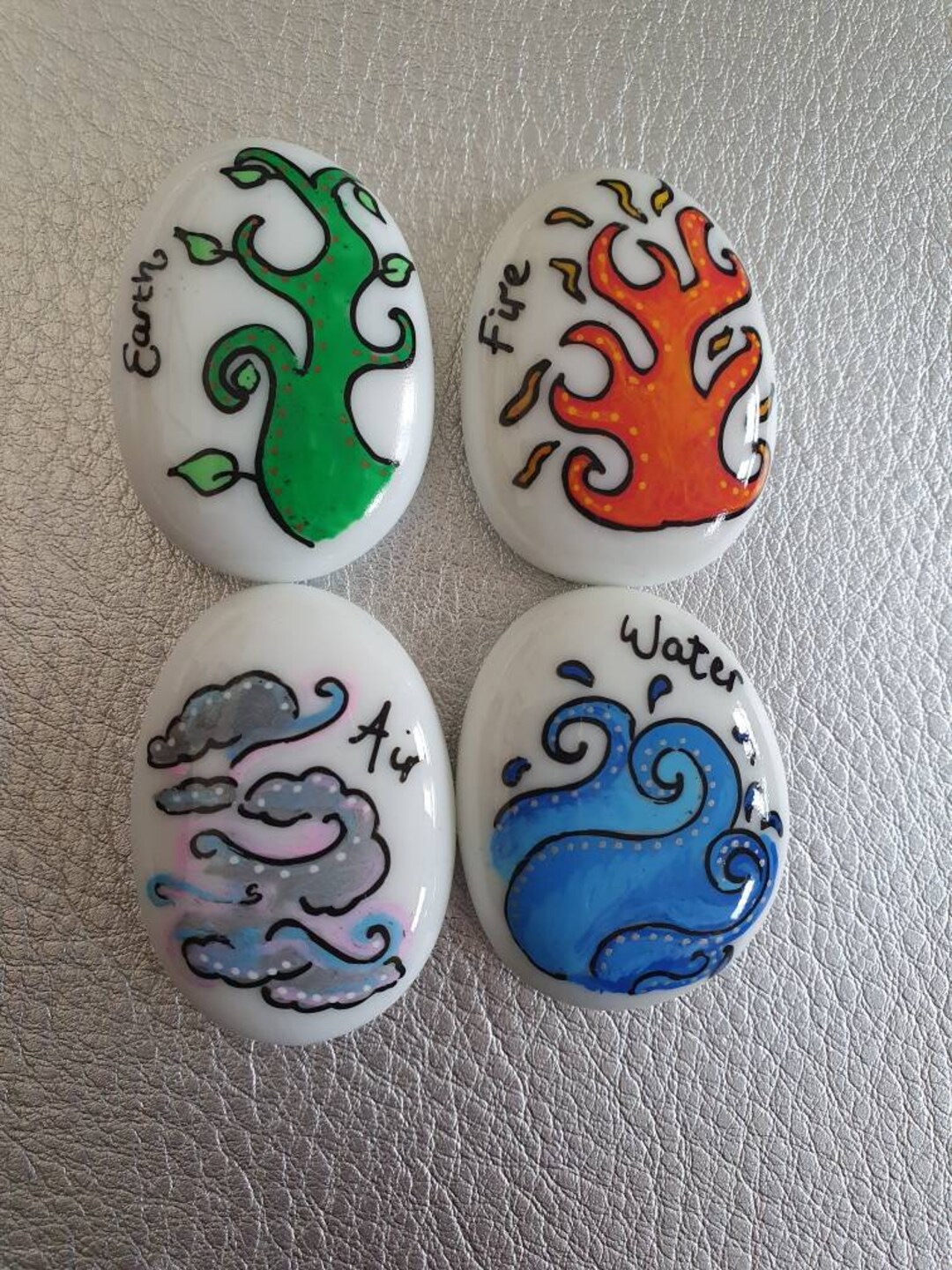 The Four Elements Stones . Fire , Earth, Air, Water . Story Stones ...