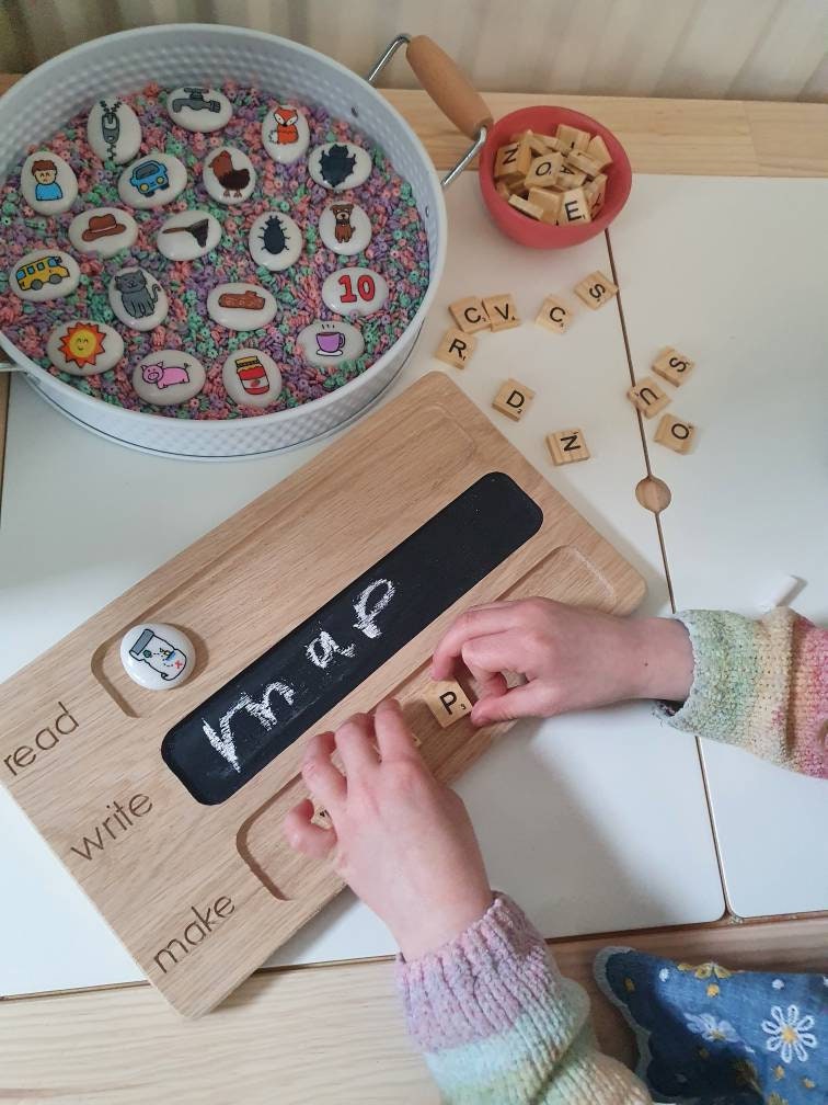 CVC Words Phonics Word Stones Eyfs Learning Teaching - Etsy UK