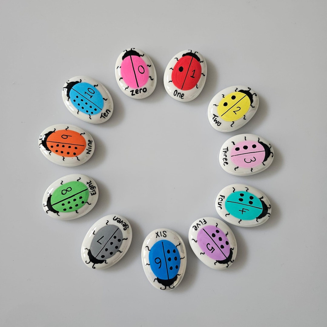 Number Counting Bugs - Rainbow Colour Bugs - Mathematics - Educational ...