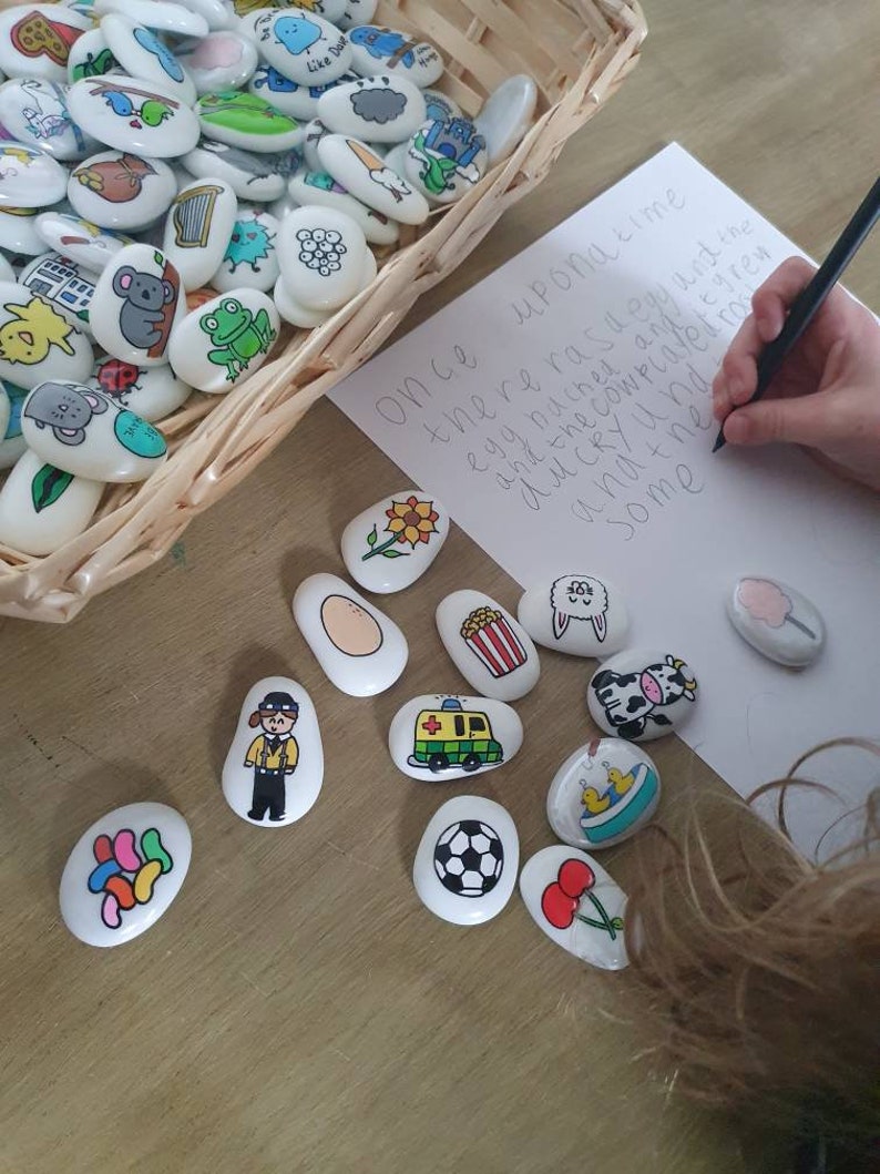 Random Story Telling Stones Set . Surprise . Pick and Mix. - Etsy UK