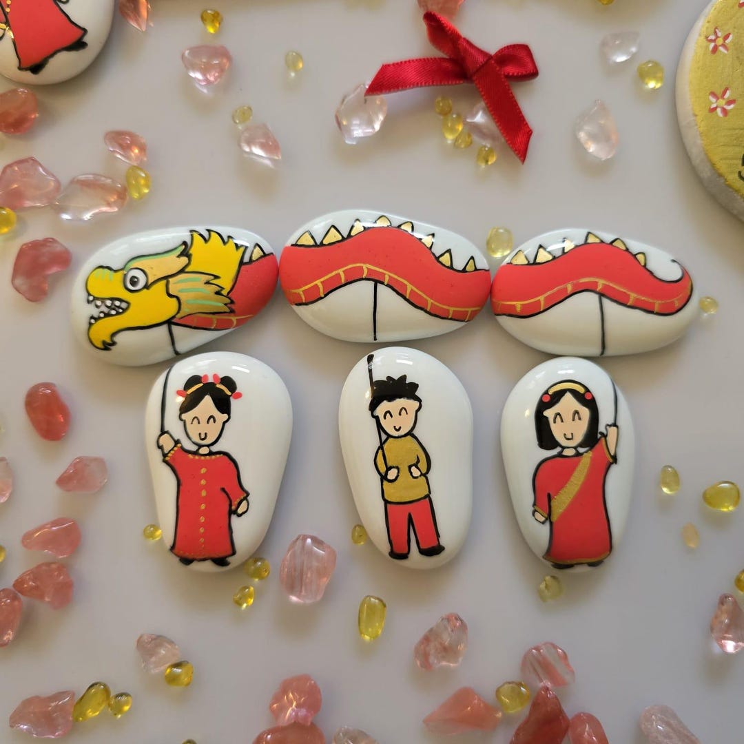 Chinese New Year Dragon Dance , Parade, Story Stones, Small World Play ...