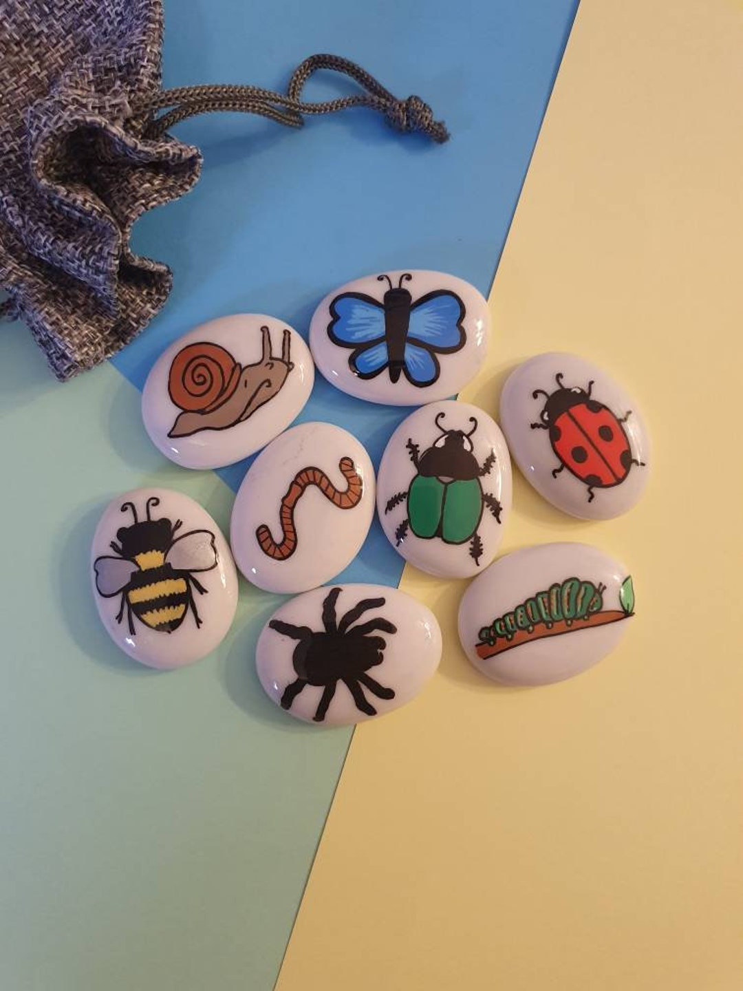 Minibeasts Story Stones Educational Stones Eyfs Resources Early Years ...