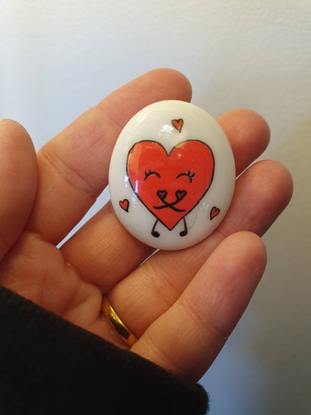 Pocket Hug . Heart Hug Worry Stone. Anxiety Stones . Fidget Stones ...