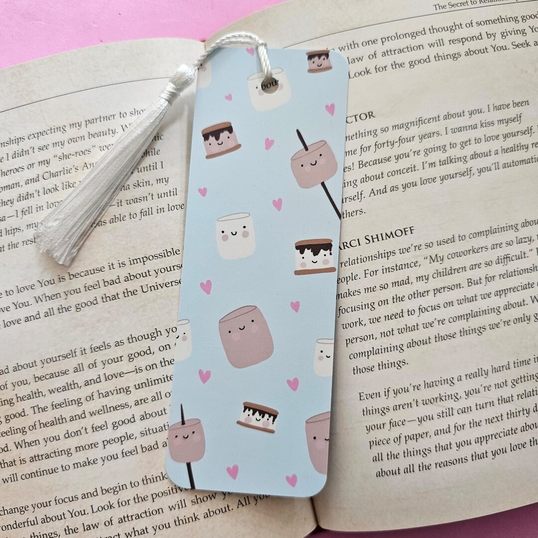 Marshmallow Smore Tassel Bookmark, Children's Books,book Lover Gift ...