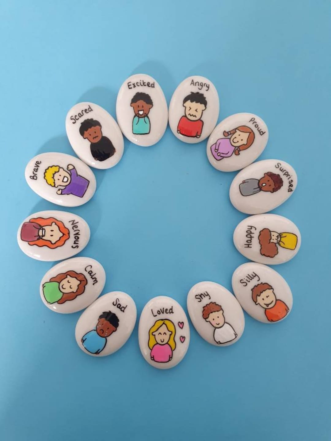 Emotion Stones - Feelings - Story Stones - How Do You Feel Today ...