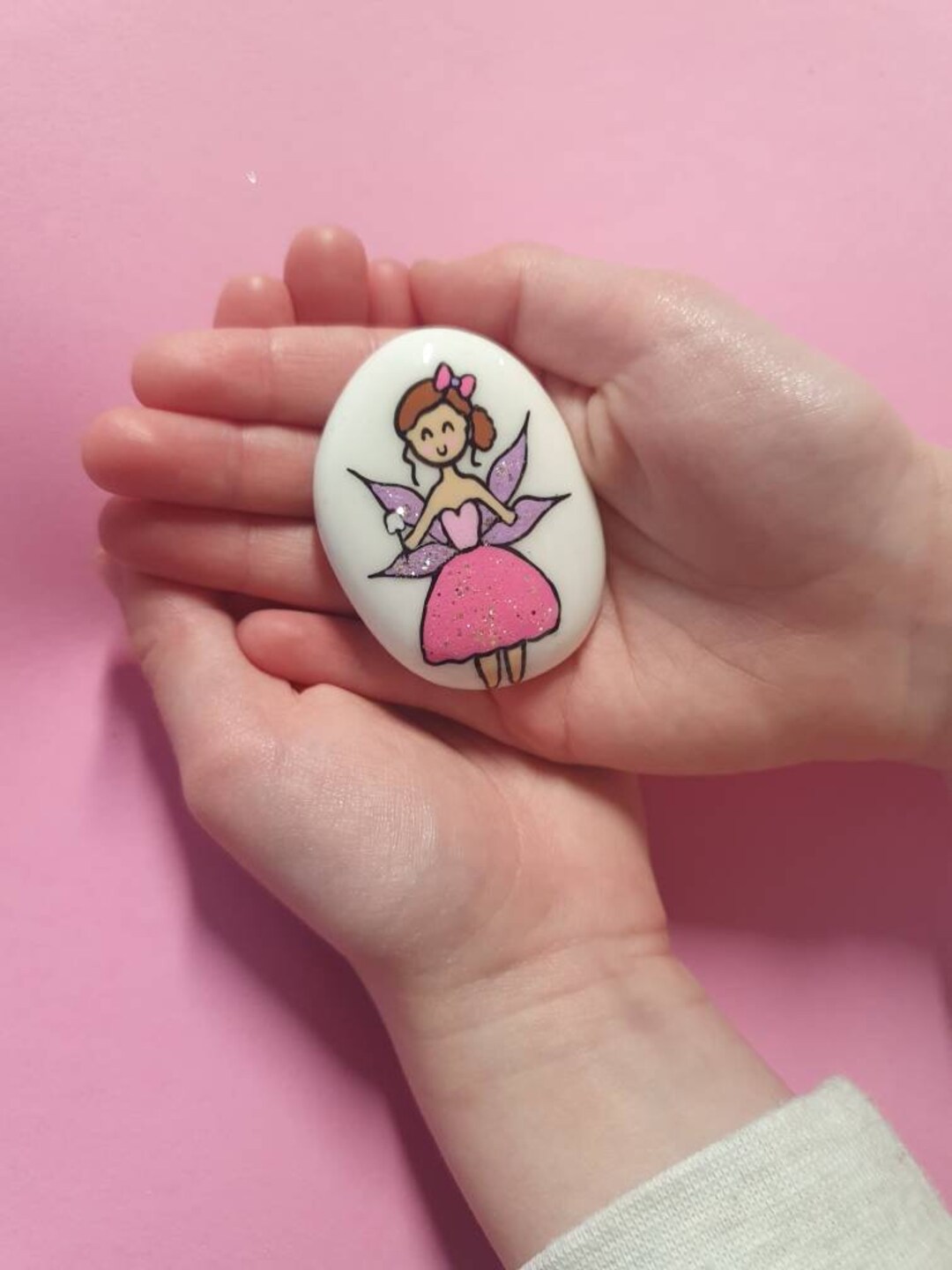 Sparkly Tooth Fairy Keepsake Pebble. - Etsy UK