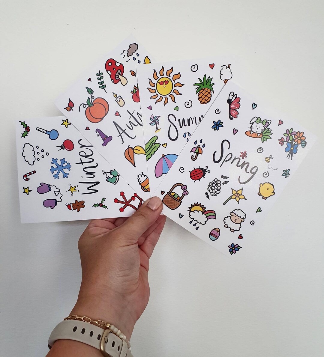 I Spy Seasons and Festivals Cards , Halloween . Christmas - Etsy UK