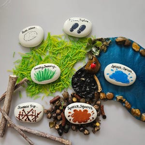 Descriptive Word Stones - Story Stones - Learning Resources - Learning ...