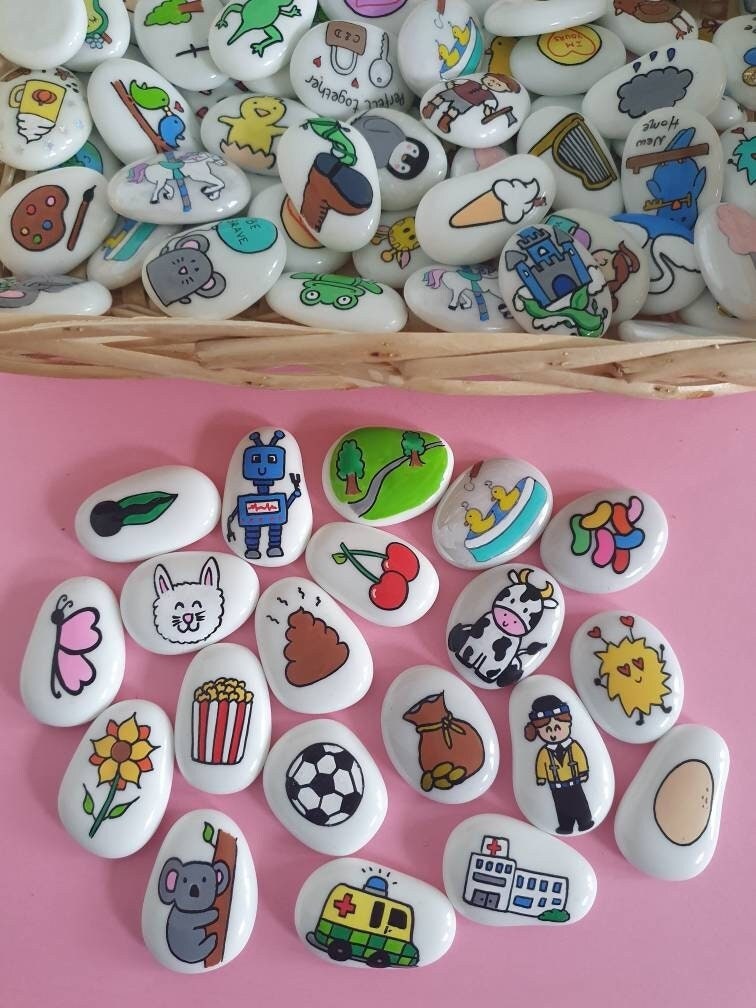 Random Story Telling Stones Set . Surprise . Pick and Mix. - Etsy UK