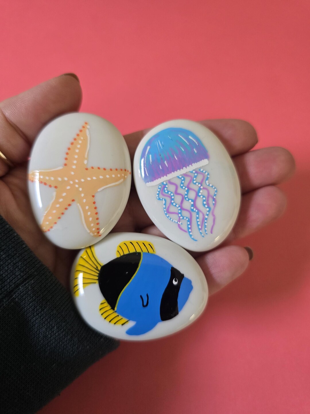 Mini ocean story stones set. Sealife . Teaching resources. Eyfs ...