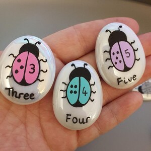 Number Counting Bugs Rainbow Colour Bugs Mathematics Educational ...